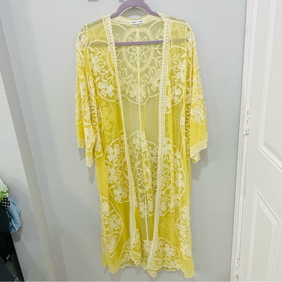 Woven Heart | Intimates & Sleepwear | Woven Heart Butter Yellow Lace ...